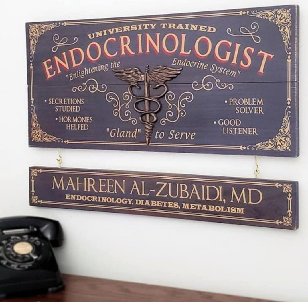 Endocrinologist Wood Sign With Optional Personalization - Etsy