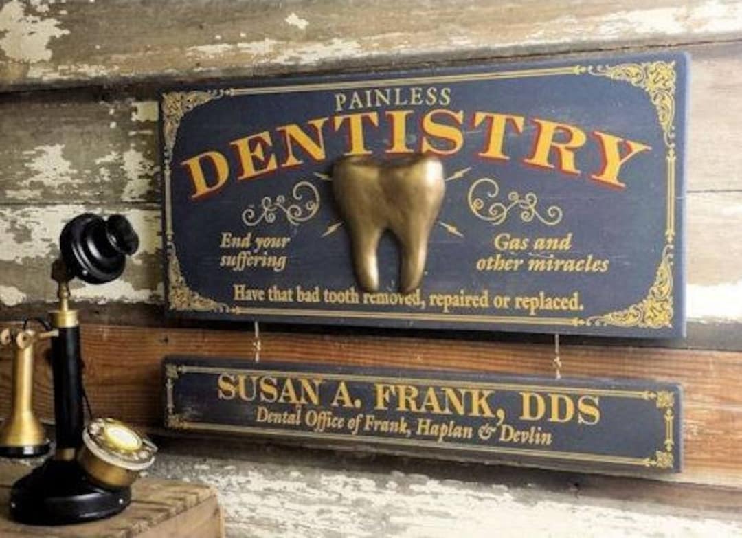 Dentistry Wood Sign With Optional Personalization - Etsy