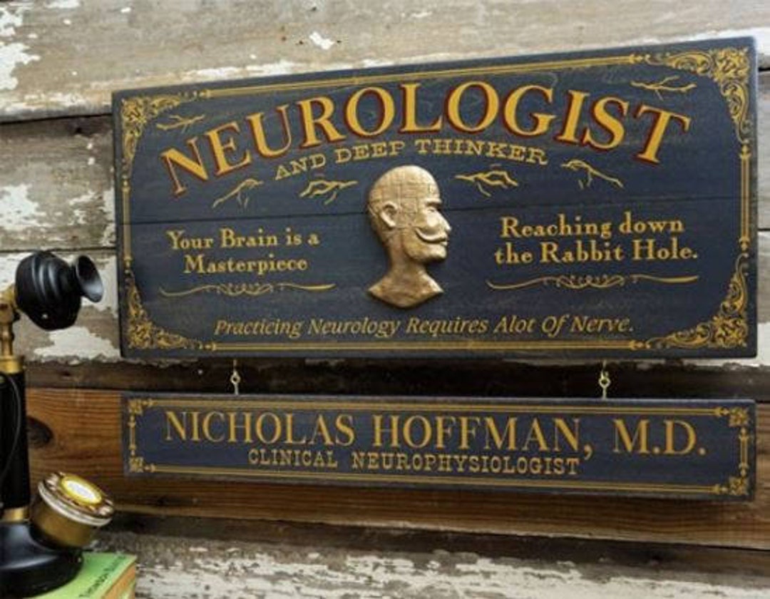 Neurologist Wood Sign With Optional Personalization - Etsy