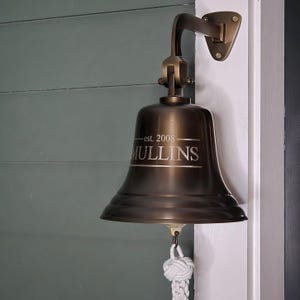 Personalized 8 Inch Antiqued Brass Engraved Family Heritage Brass Wall ...