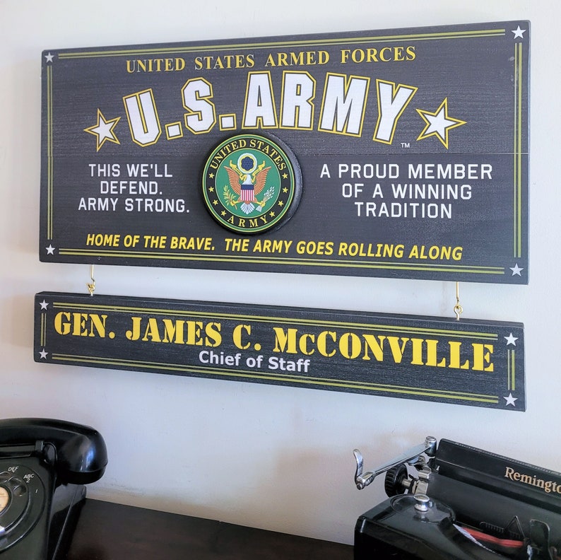 Personalized U.S. Army Sign - Etsy