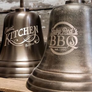 8 Inch Antiqued Brass Ship Bell - 8 Pounds - Etsy