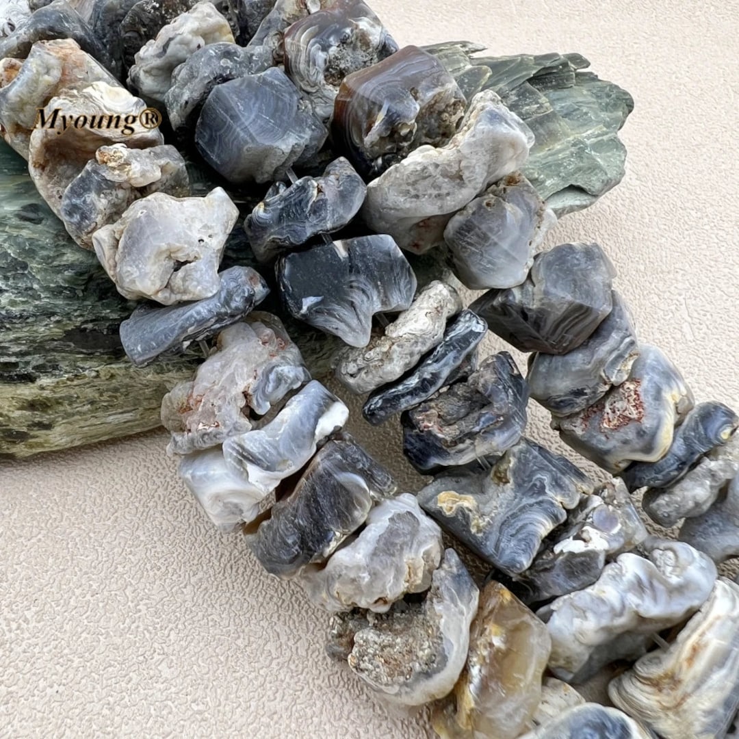16-25mm Natural Irregular Rough Galaxy Agate Beads,sun Agate Quartz ...