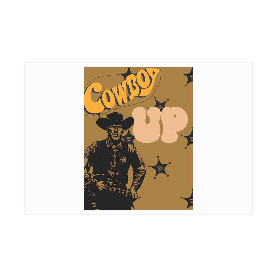 Western Cowboy up Unframed Prints - Etsy