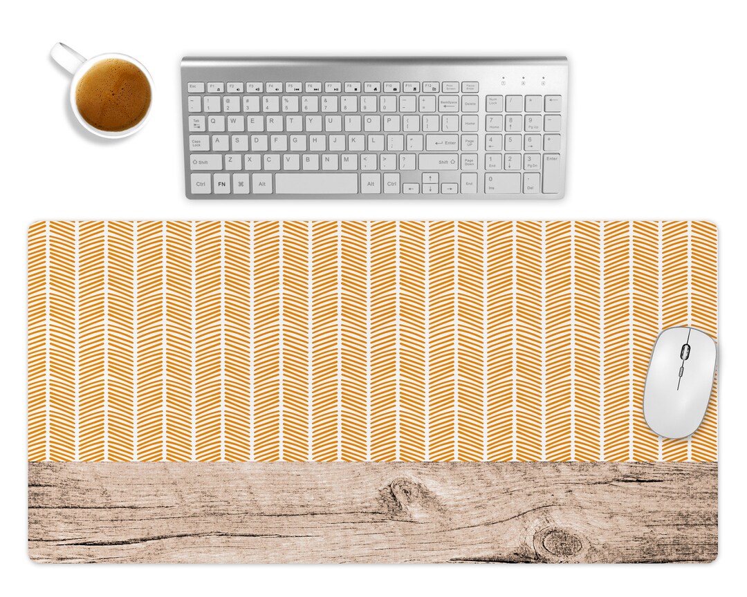 Desk Mats, Boho Desk Decor, Faux Wood, Desk Accessories, Home Office ...