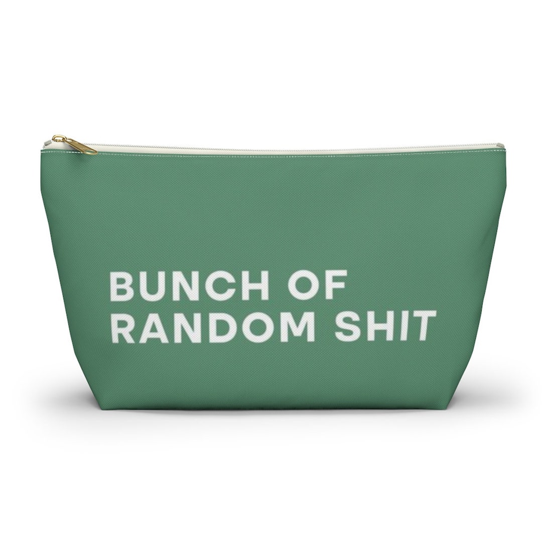 Bunch of Random Shit, Travel Accessory Pouch, Cosmetic Bag, Makeup Bag ...
