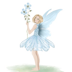 Fairy Princess Print Set of 3, Girls Bedroom Woodland Fairy Art, Fairy ...