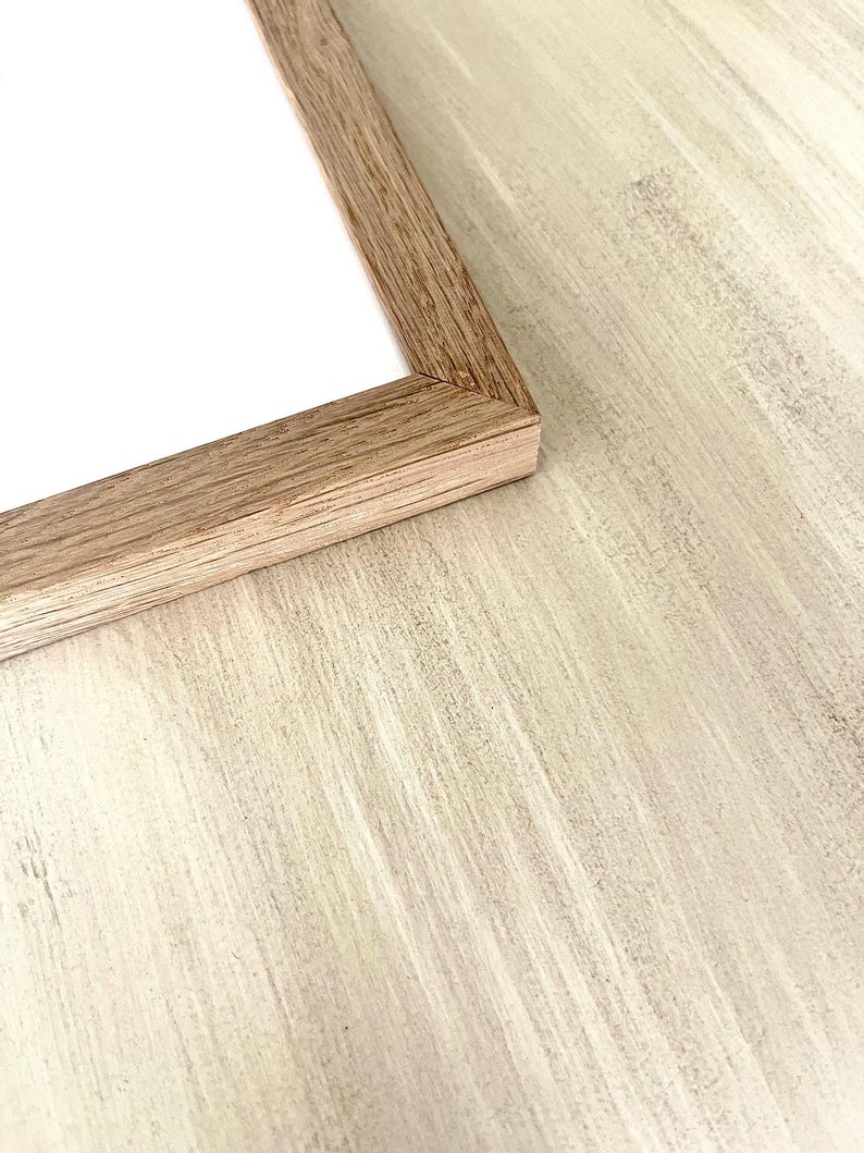 Premium Hardwood Natural Oak Frame With Glass Handmade in USA. - Etsy