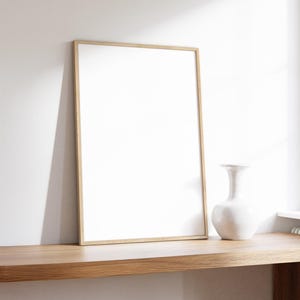 Premium Hardwood Natural Oak Frame With Glass Handmade in USA. - Etsy
