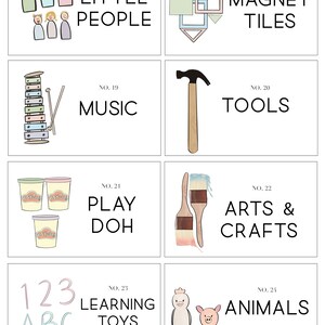 Kids Toy Room Organization Labels - Storage Picture Printables ...