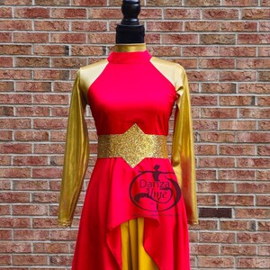 Christian Dance Dress With Princess Cut/ CLEARANCE Liturgical Dress ...