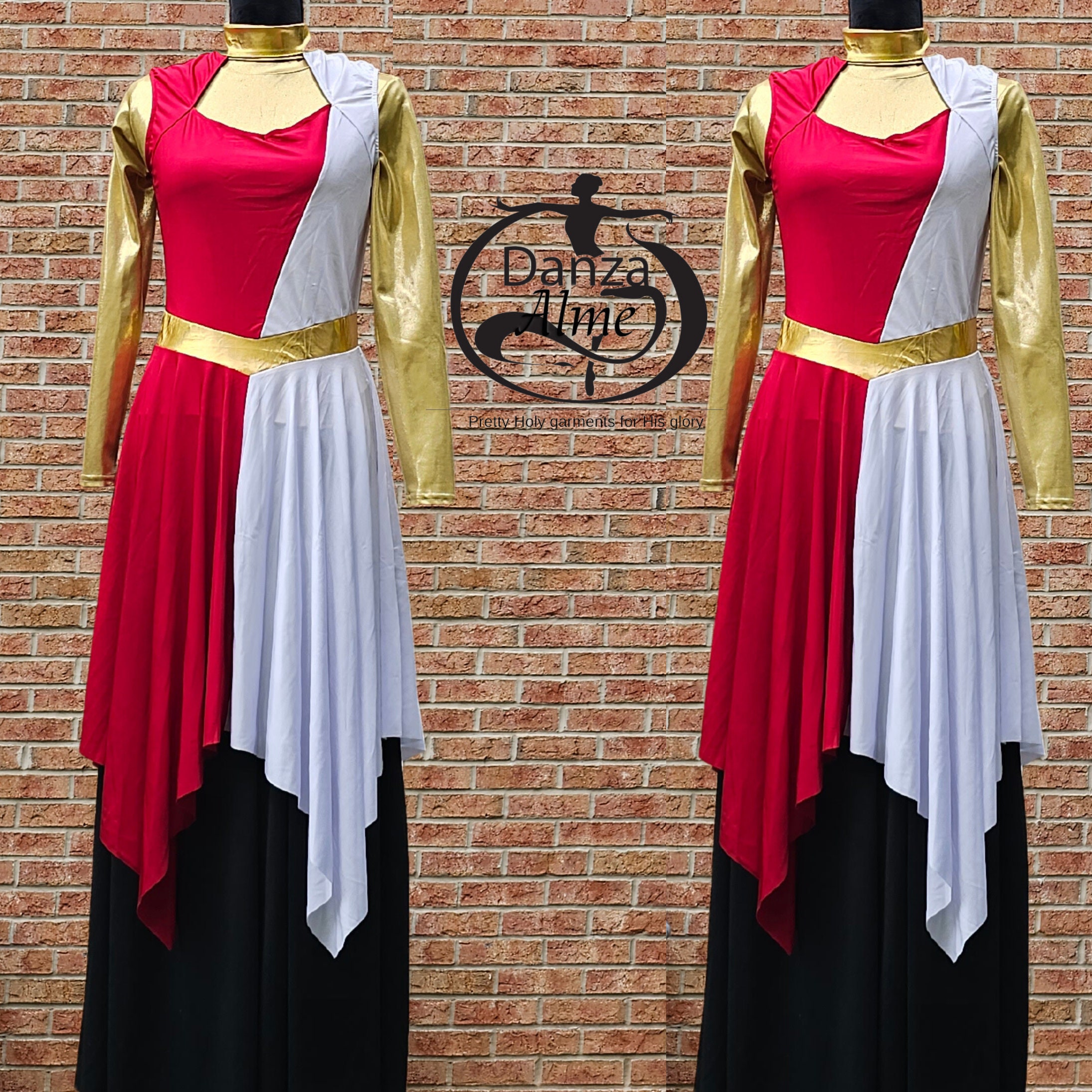 Sacrifice Dance Dress, Dance Liturgical Garment, Praise Dancewear ...
