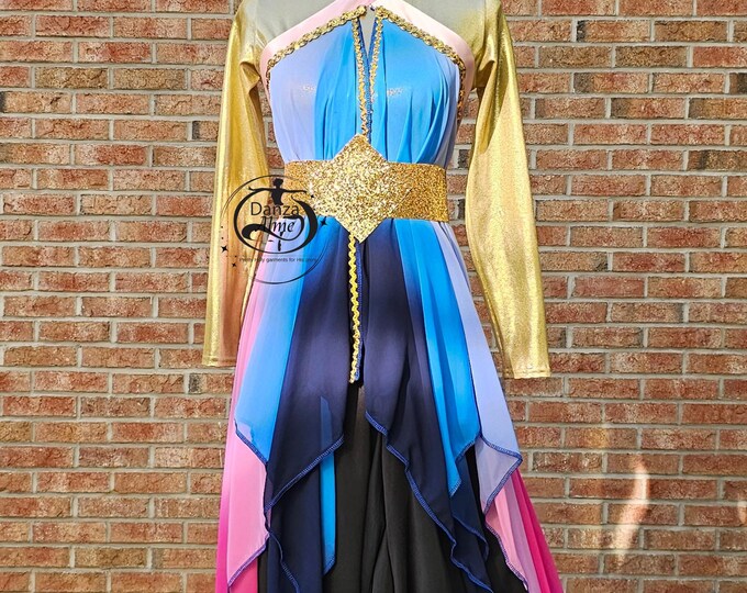 Revival Prophetic Praise Dance Dress, Dance Wear, Dance Garments ...