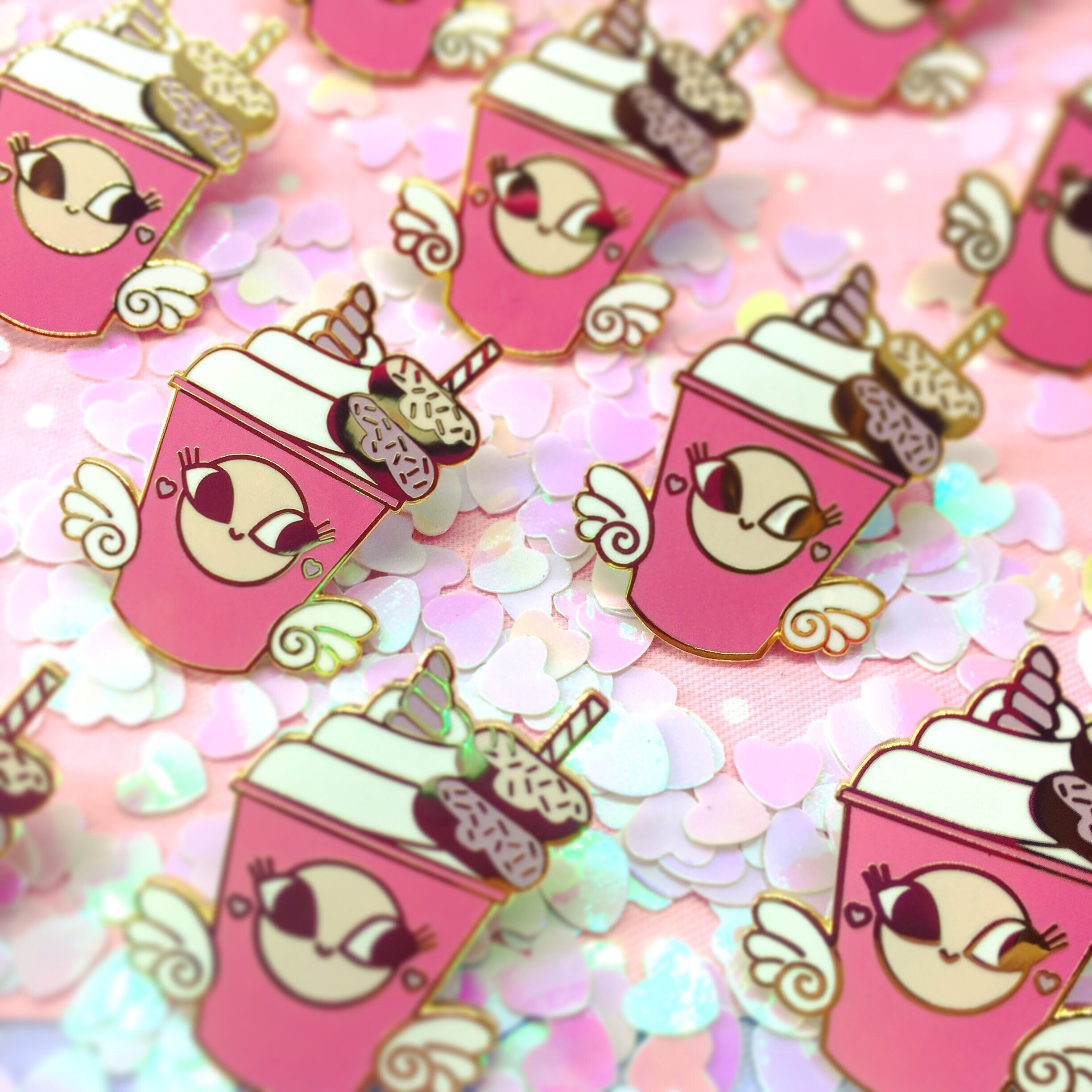 Cute Milkshake Unicorn Enamel Pin Cute Pin, Pink Pin, Pin Mignon ...