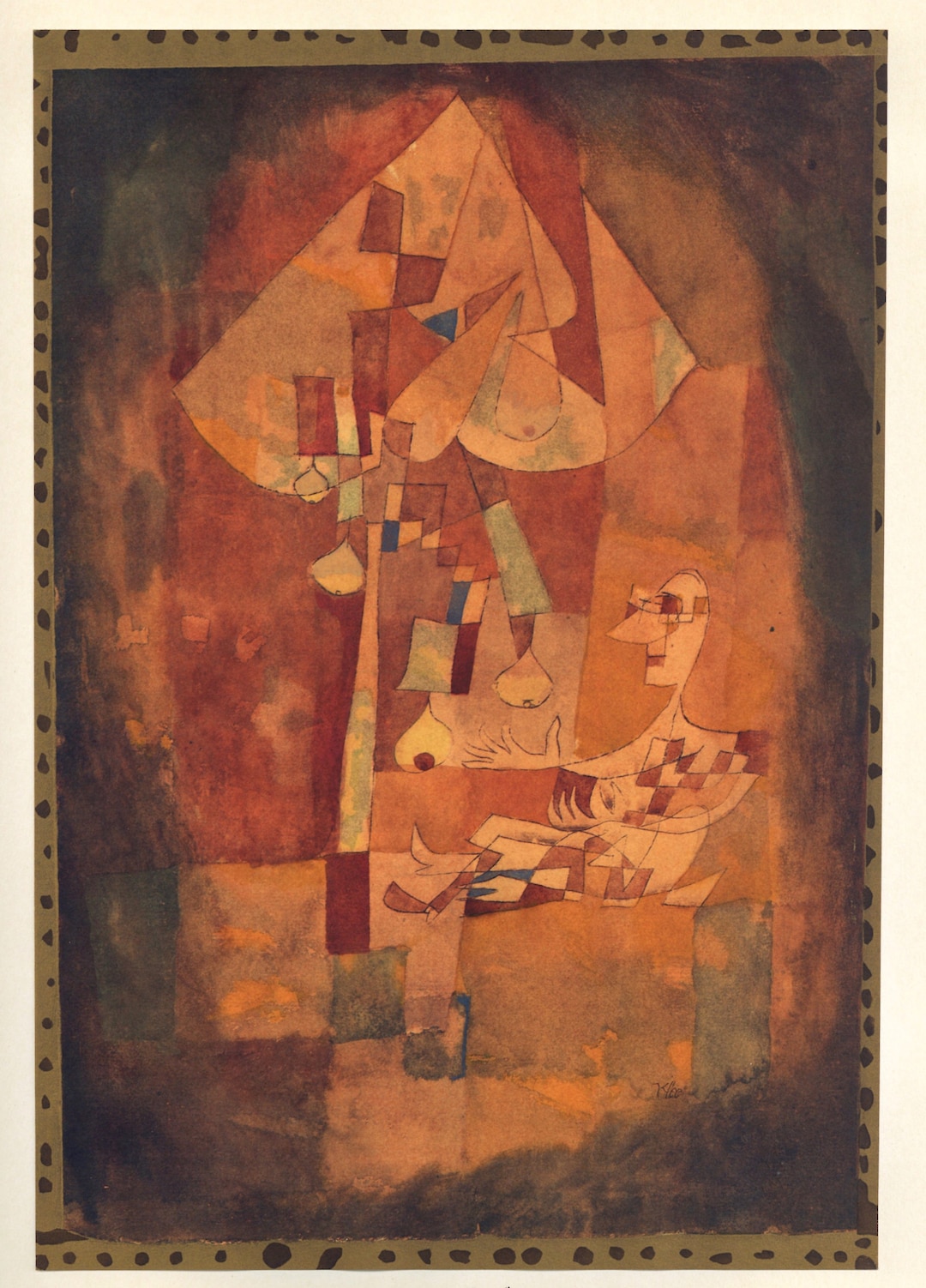 Paul Klee Pochoir "l'homme Au Poirier" - Etsy