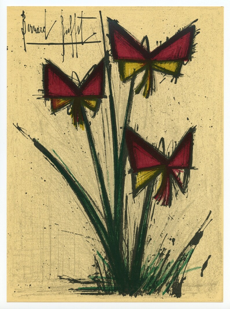 Bernard Buffet Original Lithograph - Etsy