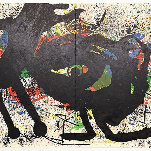 Pablo Picasso Linocut dancing Satyrs and Flute Player - Etsy