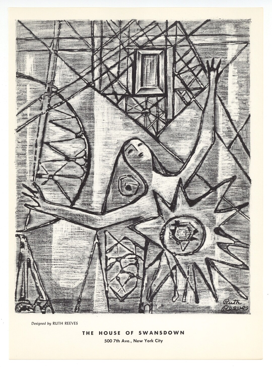 Ruth Reeves Original Lithograph - Etsy