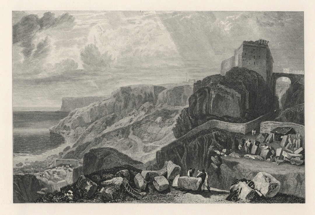 J. M. W. Turner "bow-and-arrow Castle" Engraving - Etsy