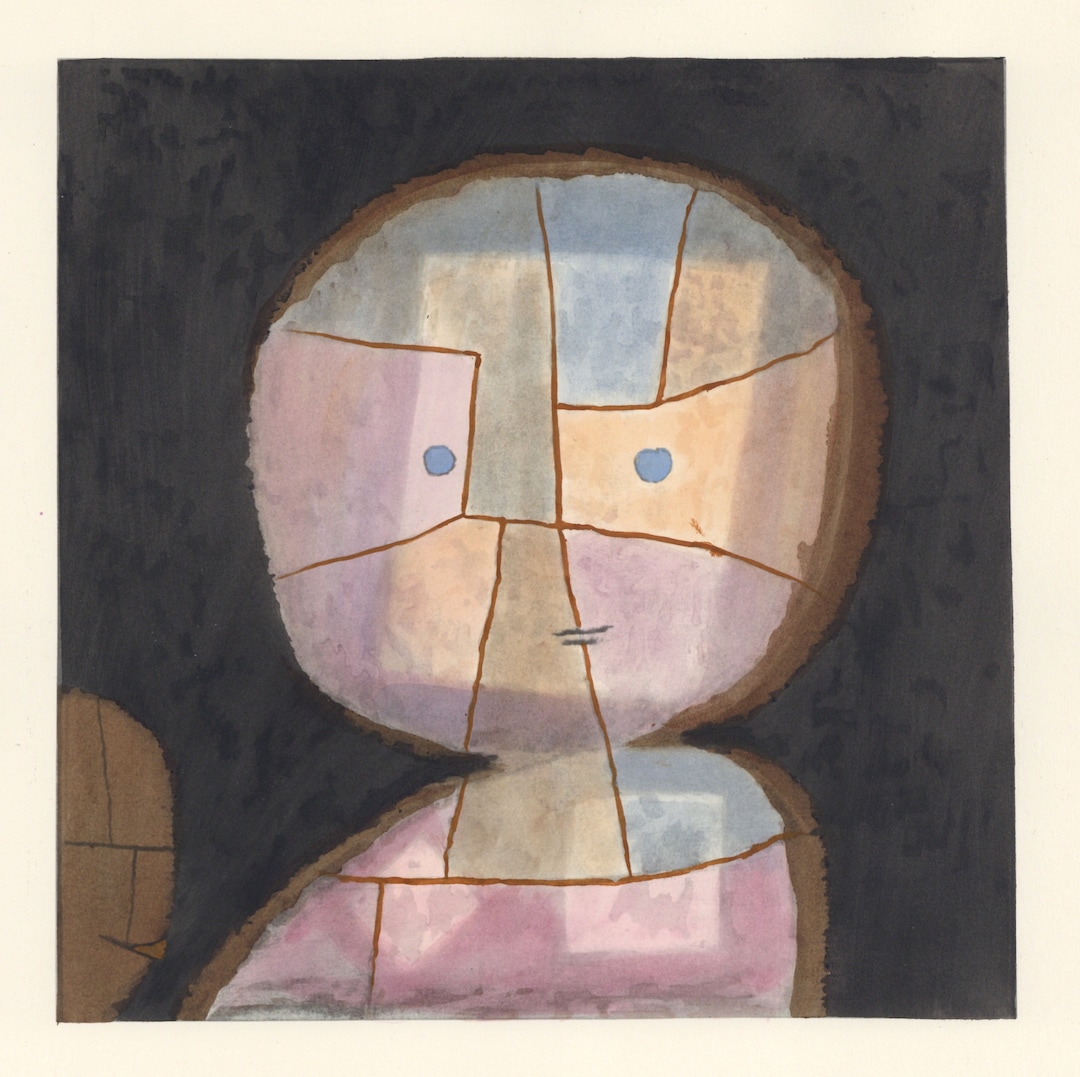 Paul Klee Pochoir "bust of a Child" - Etsy