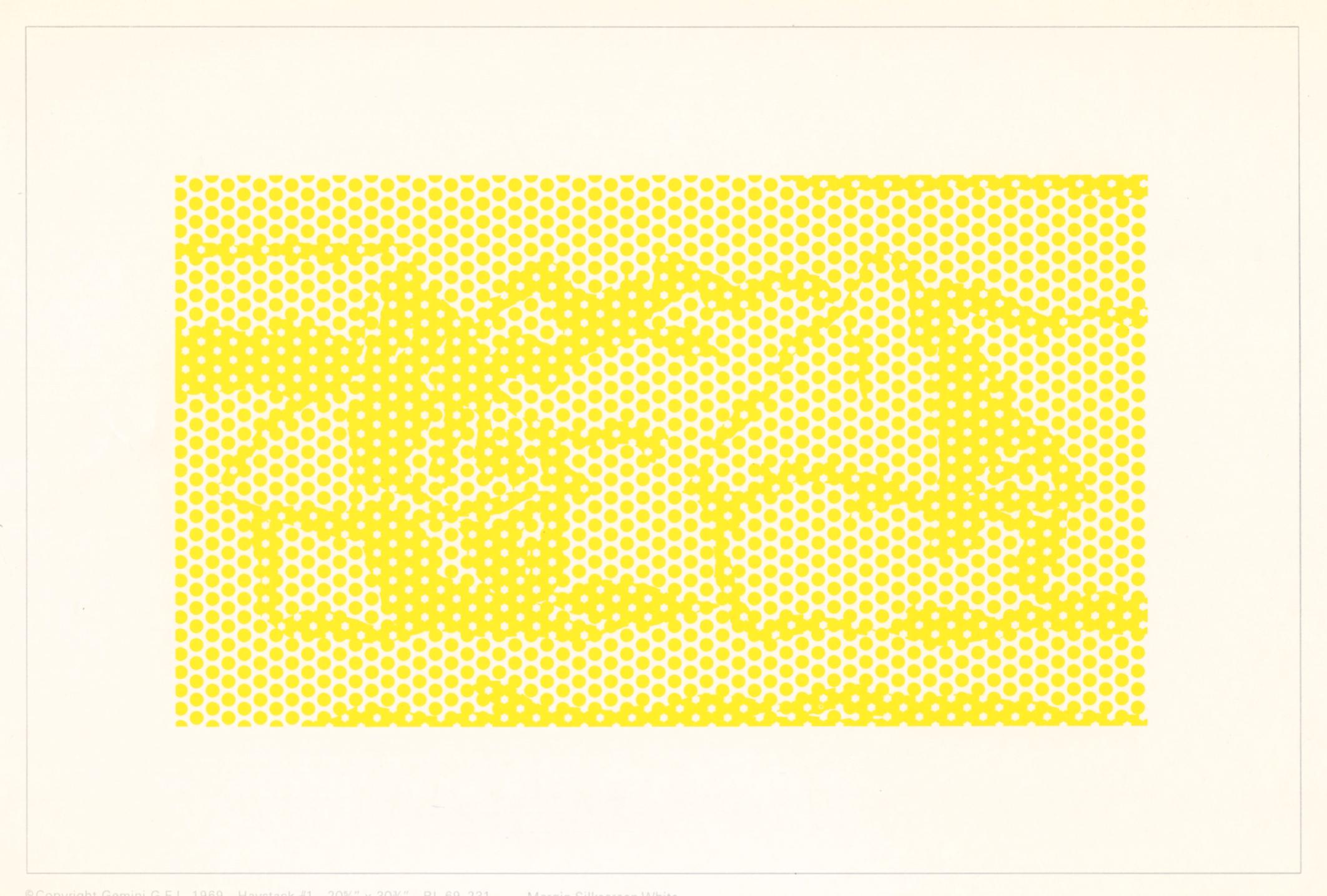 Roy Lichtenstein haystack 1 Lithograph - Etsy