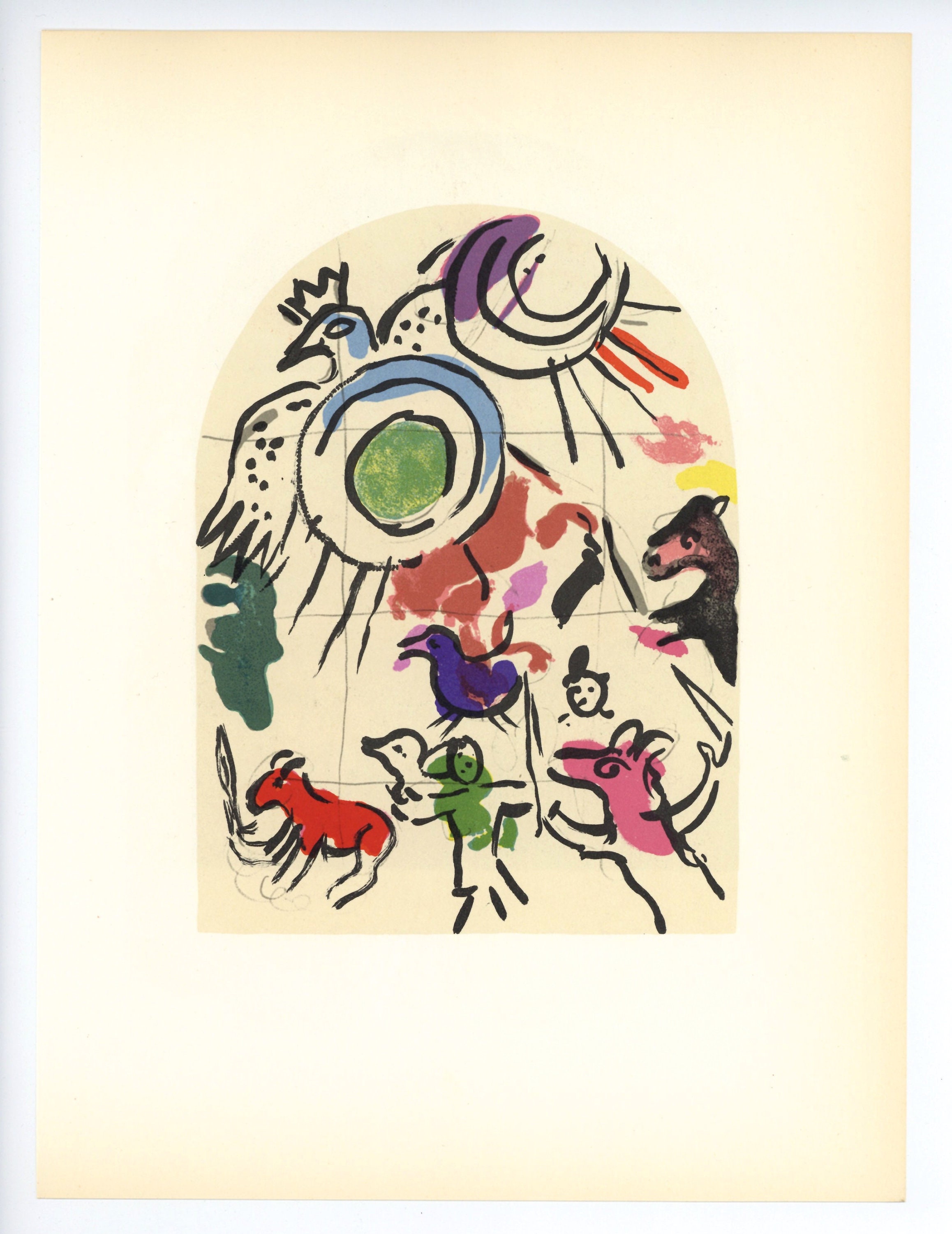 Marc Chagall Tribes of Israel Lithographs - Set of 12 Works - Etsy