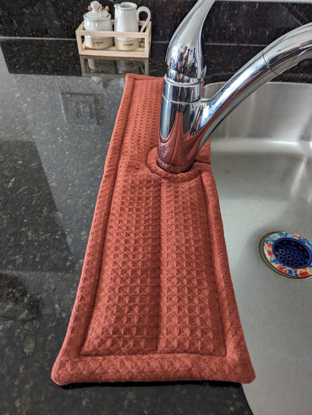 Drip Catcher/sink Drying/splash Mat - Long - Brick Red - Home or RV ...
