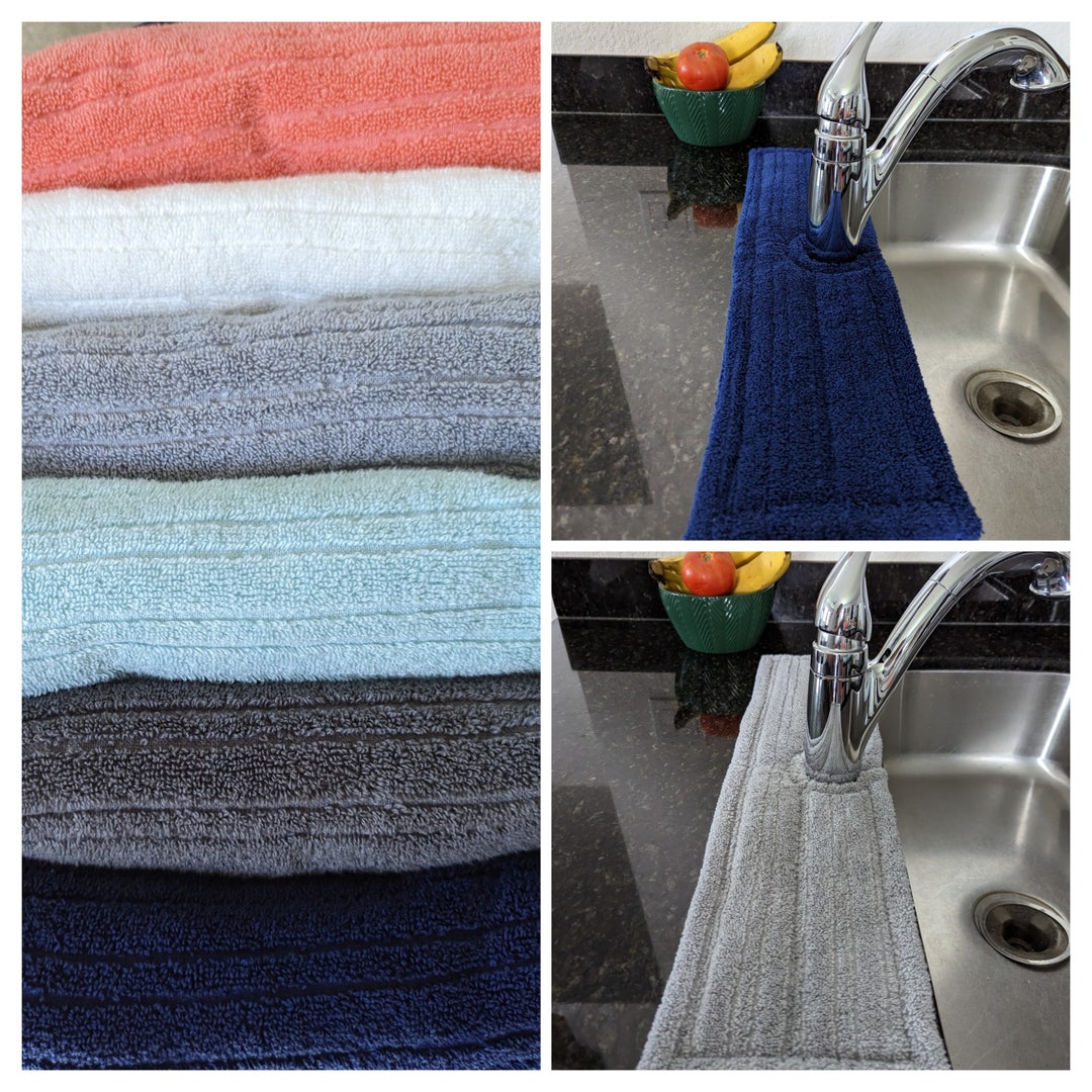 Drip Catcher/sink Drying/splash Mat - Long - 3 Colors - About 24 by 6 ...