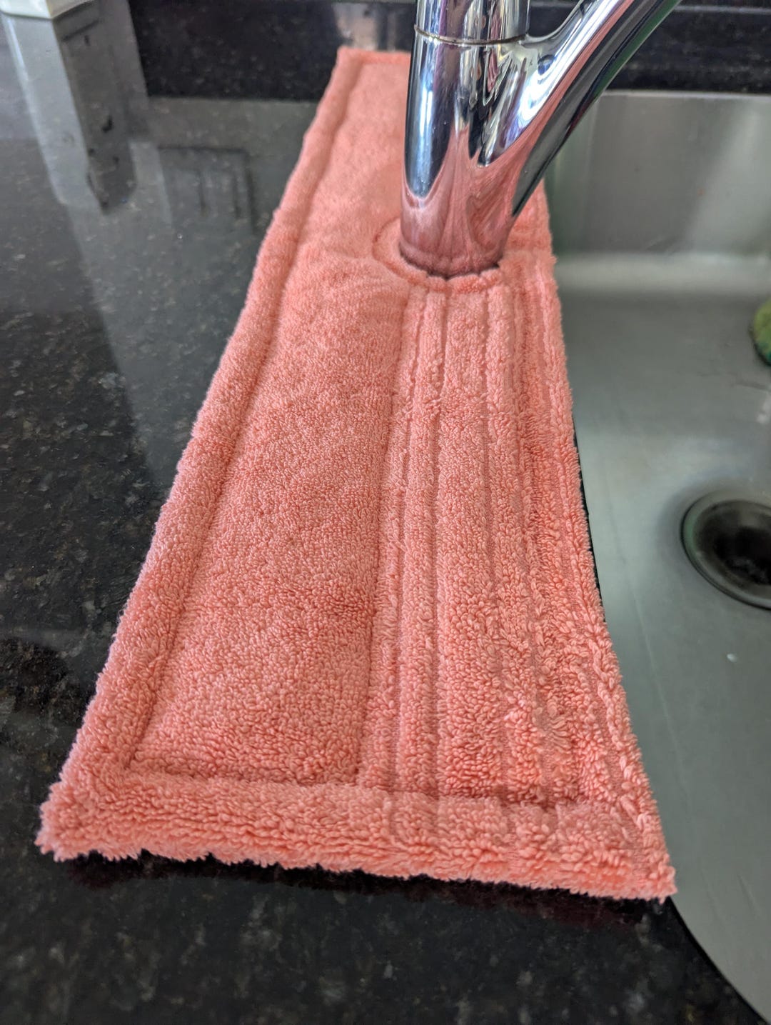 Drip Catcher/sink Drying/splash Mat - Long - Dark Peach - 24X6 In./12x5 ...