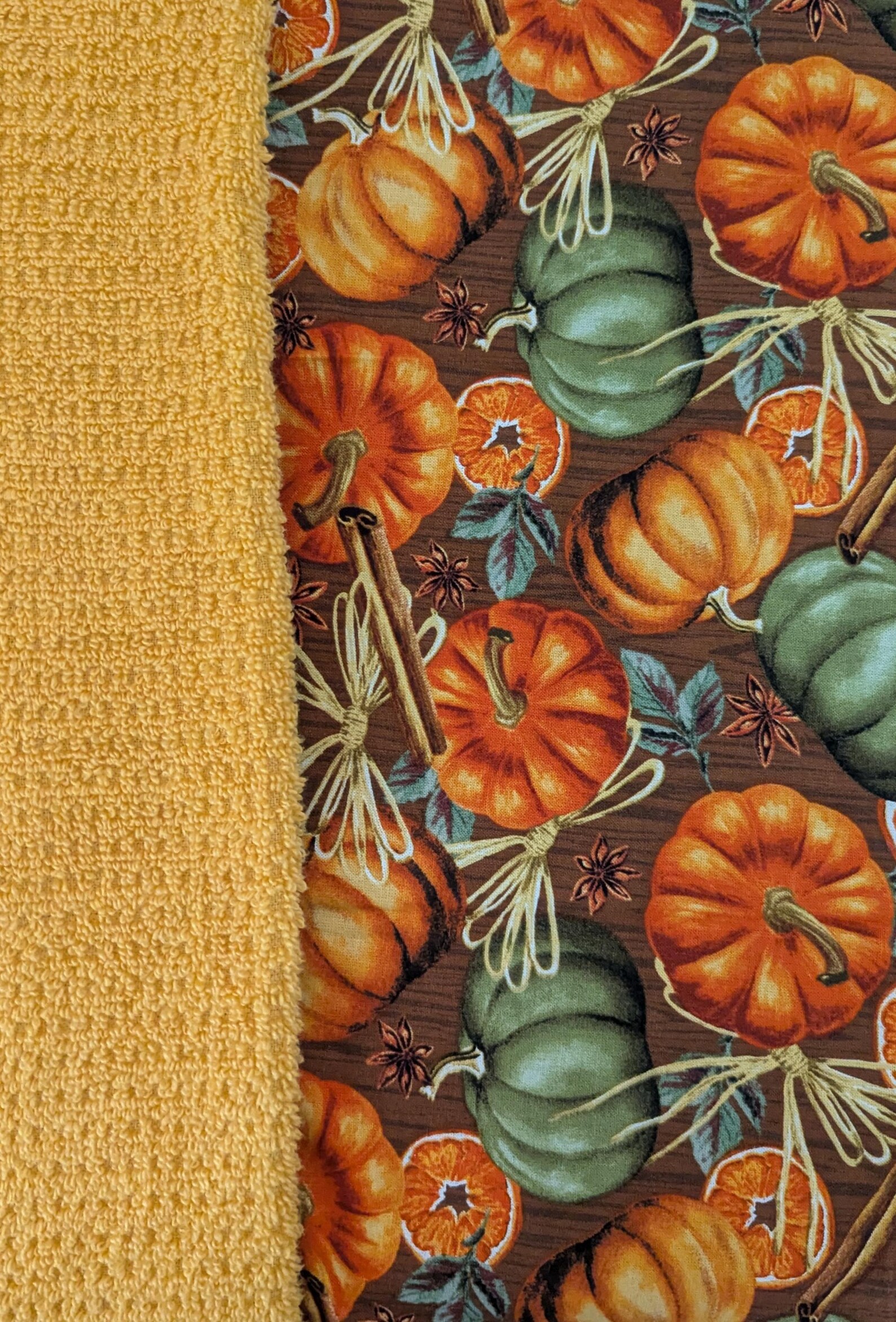 Drip Catcher/sink Drying/splash Mat - Fall - Pumpkin Spicel Pattern ...