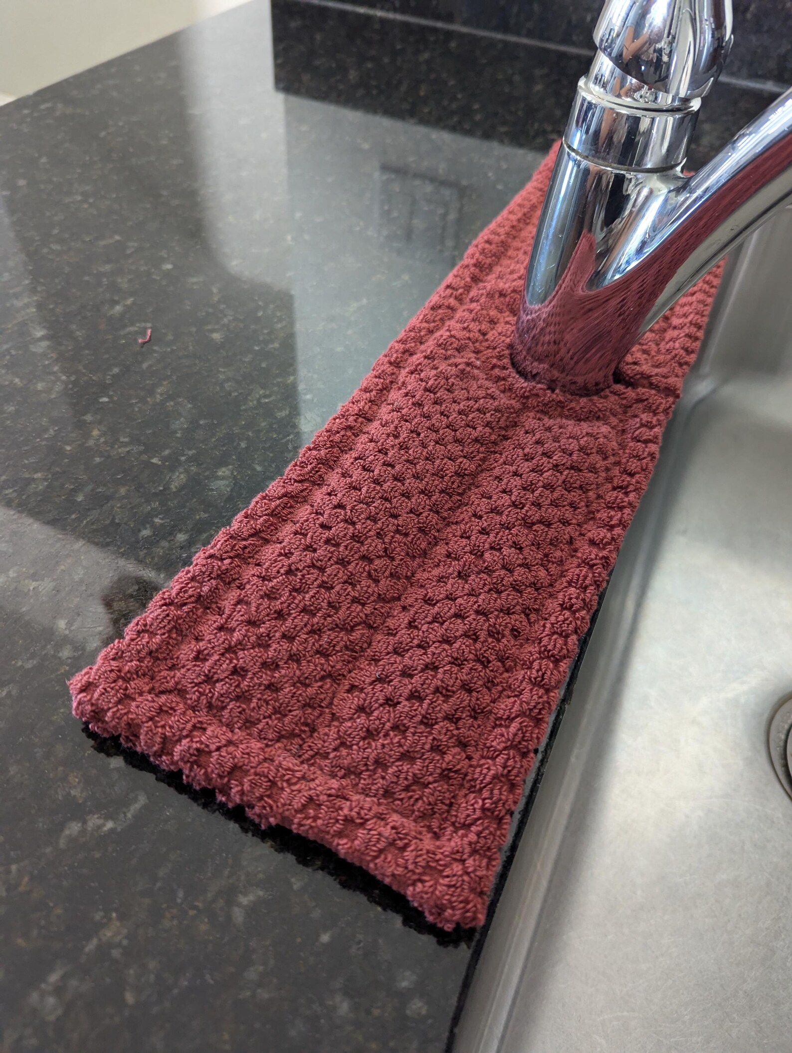 Drip Catcher/sink Drying Mat - Deep Wine Red - Long - Various Sizes ...