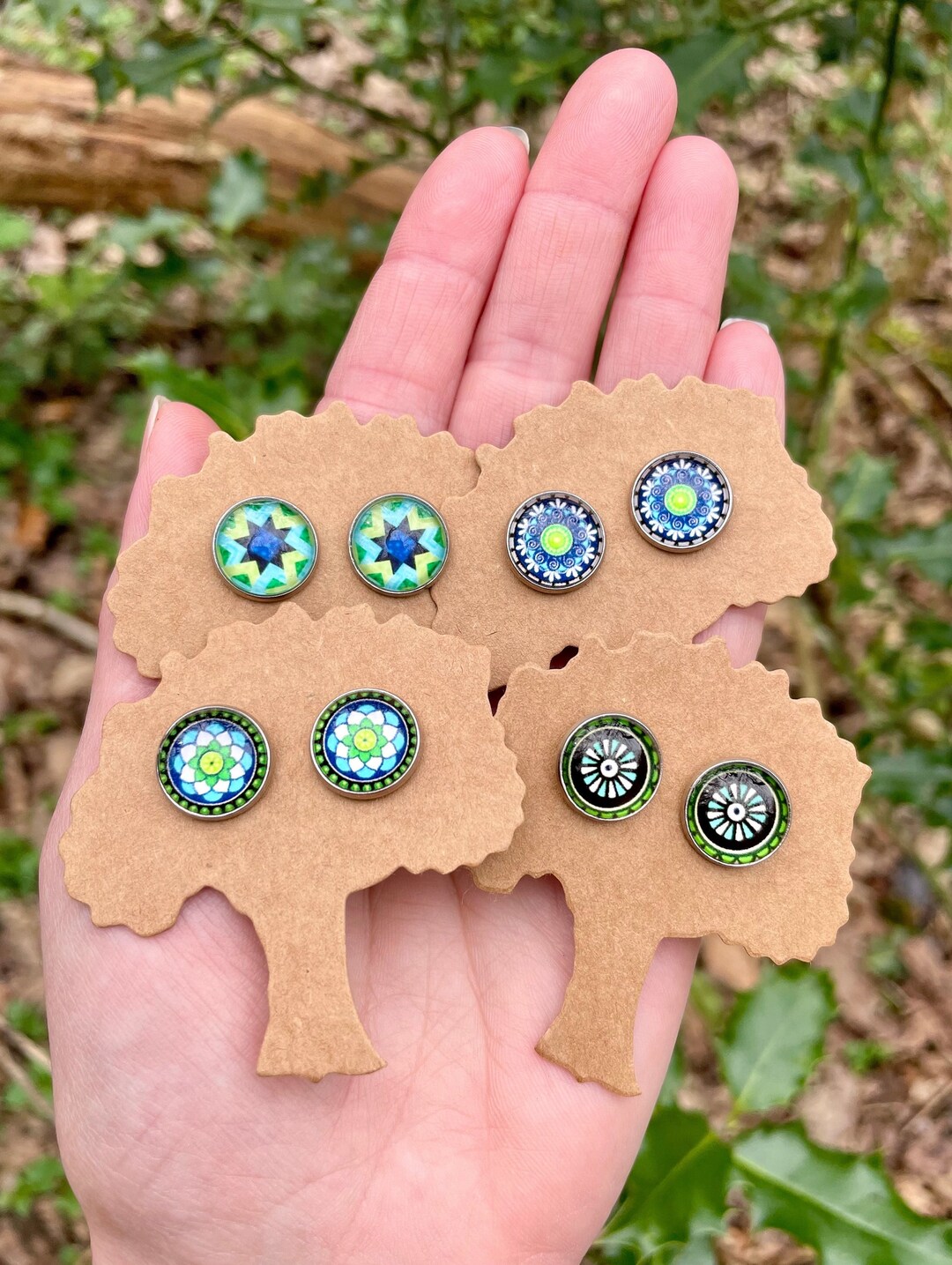 Hippy Boho Spiritual Geometric Sacred Circle Crown Chakra Yoga 12mm ...