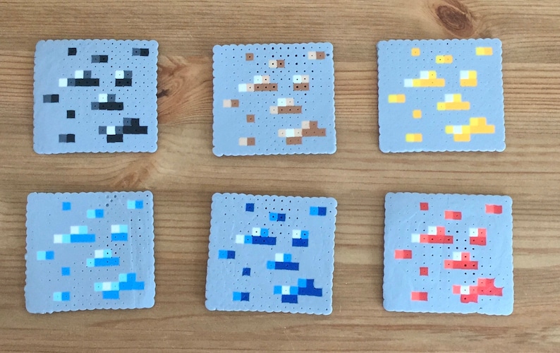 Minecraft Minecraft Inspired Perler Bead Sprites Sets Creeper Enderman ...