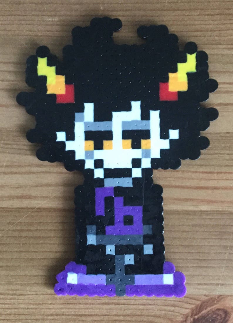 Homestuck Inspired Homestuck Perler Bead Sprite Karkat | Etsy