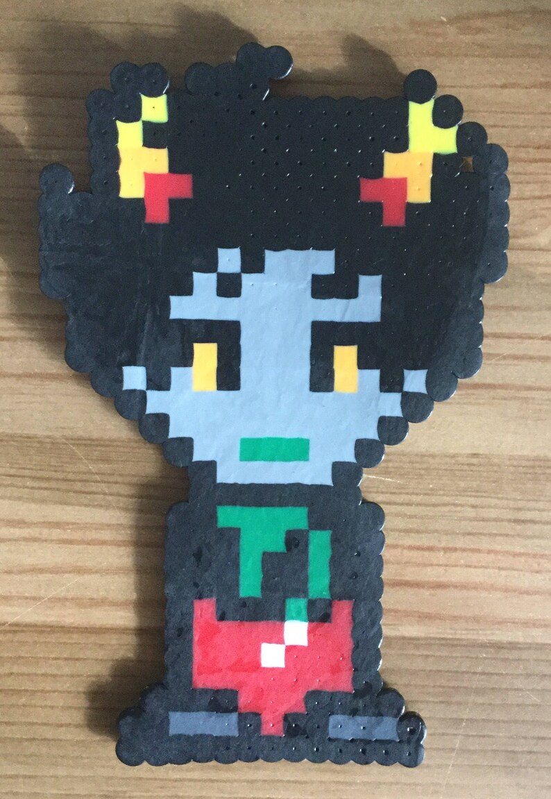 Homestuck Inspired Homestuck Perler Bead Sprite Karkat | Etsy