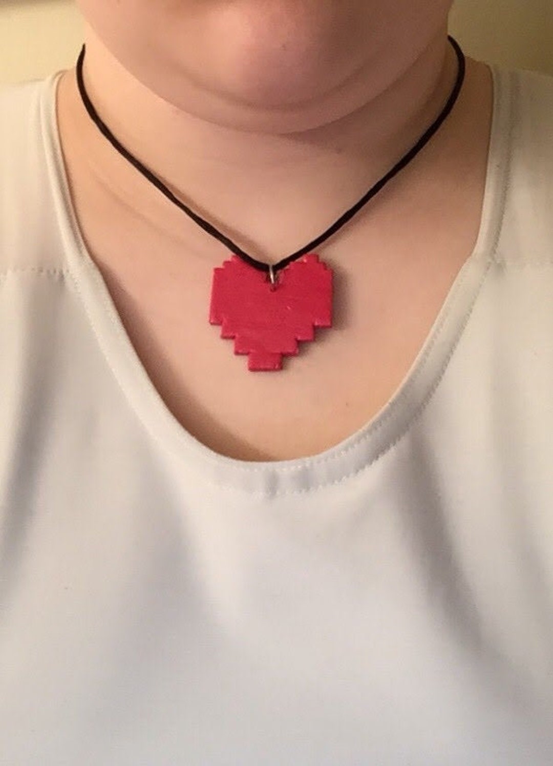 Undertale Undertale Inspired Soul Undertale Necklace Soul Necklace ...