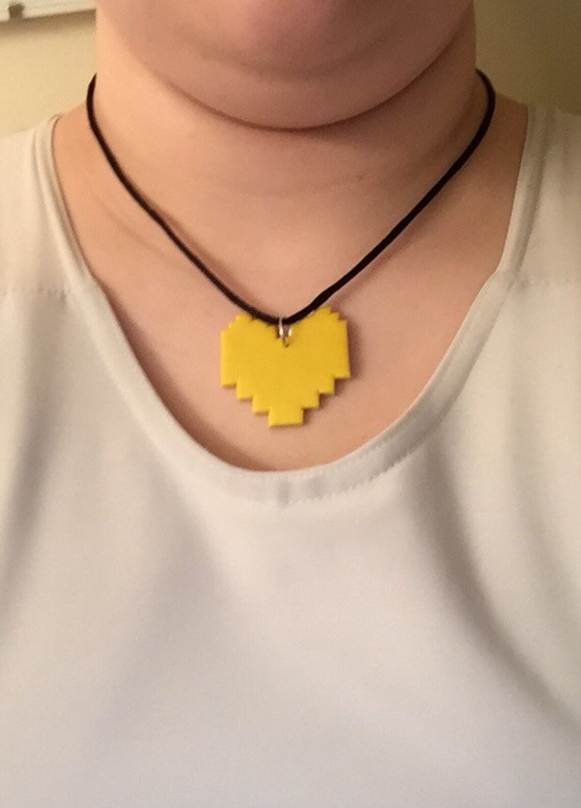 Undertale Undertale Inspired Soul Undertale Necklace Soul Necklace ...
