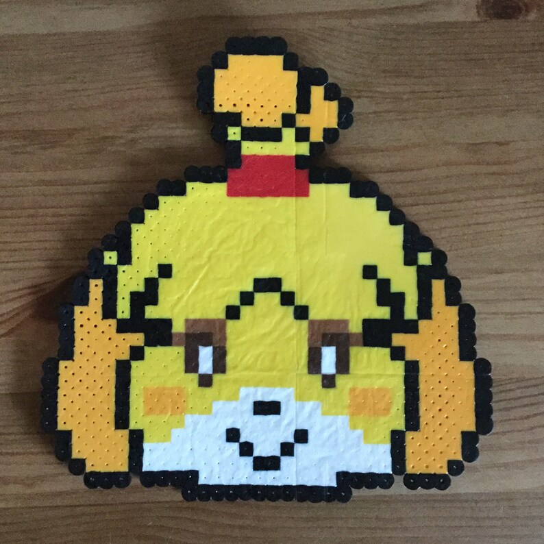 Animal Crossing Animal Crossing Inspired Perler Bead Sprite Isabelle ...
