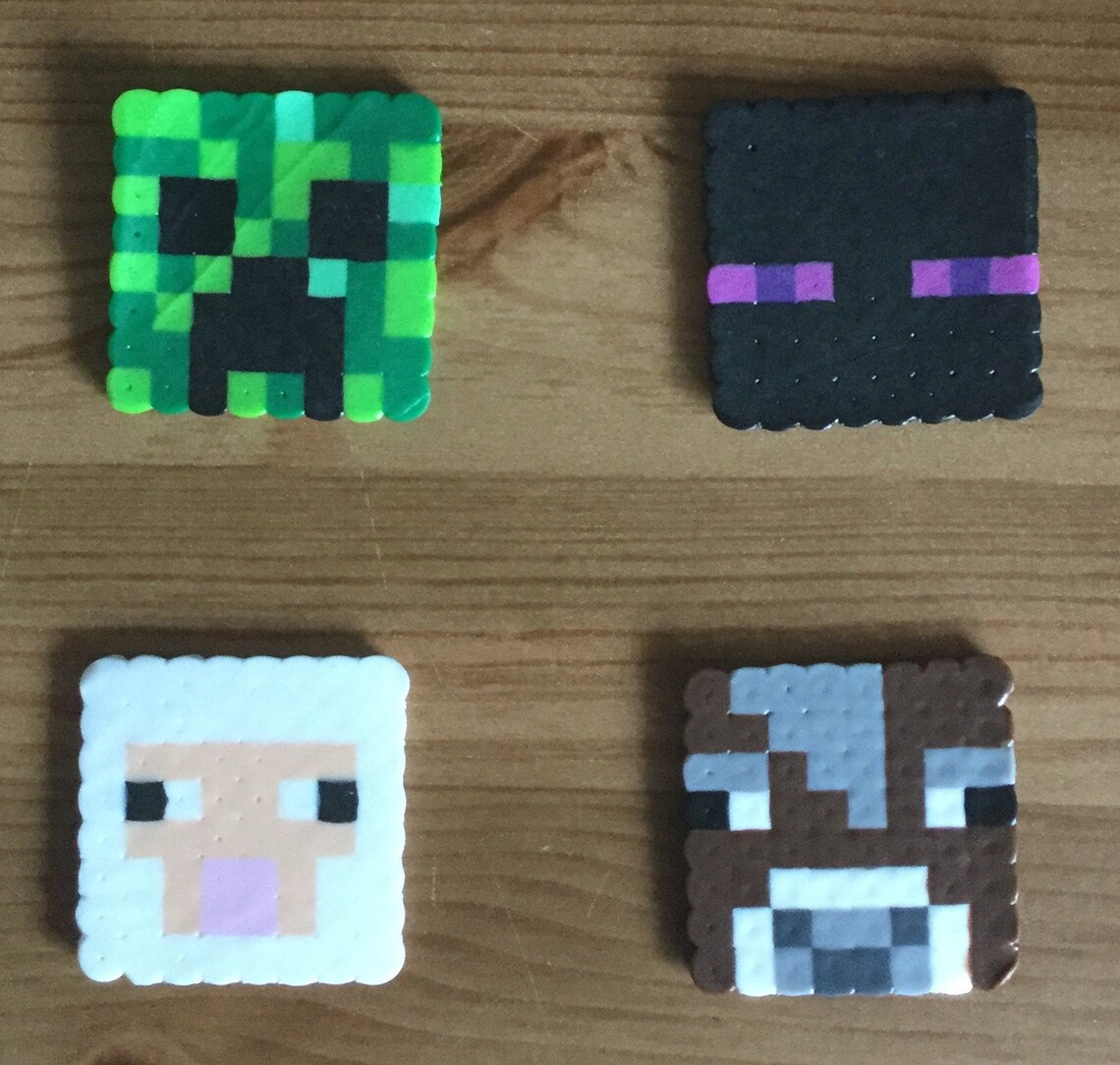 Minecraft Minecraft Inspired Perler Bead Sprites Sets Creeper Enderman ...