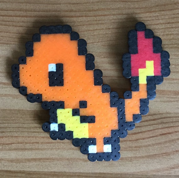 Pokemon Pokemon Inspired Perler Bead Sprite Pikachu | Etsy