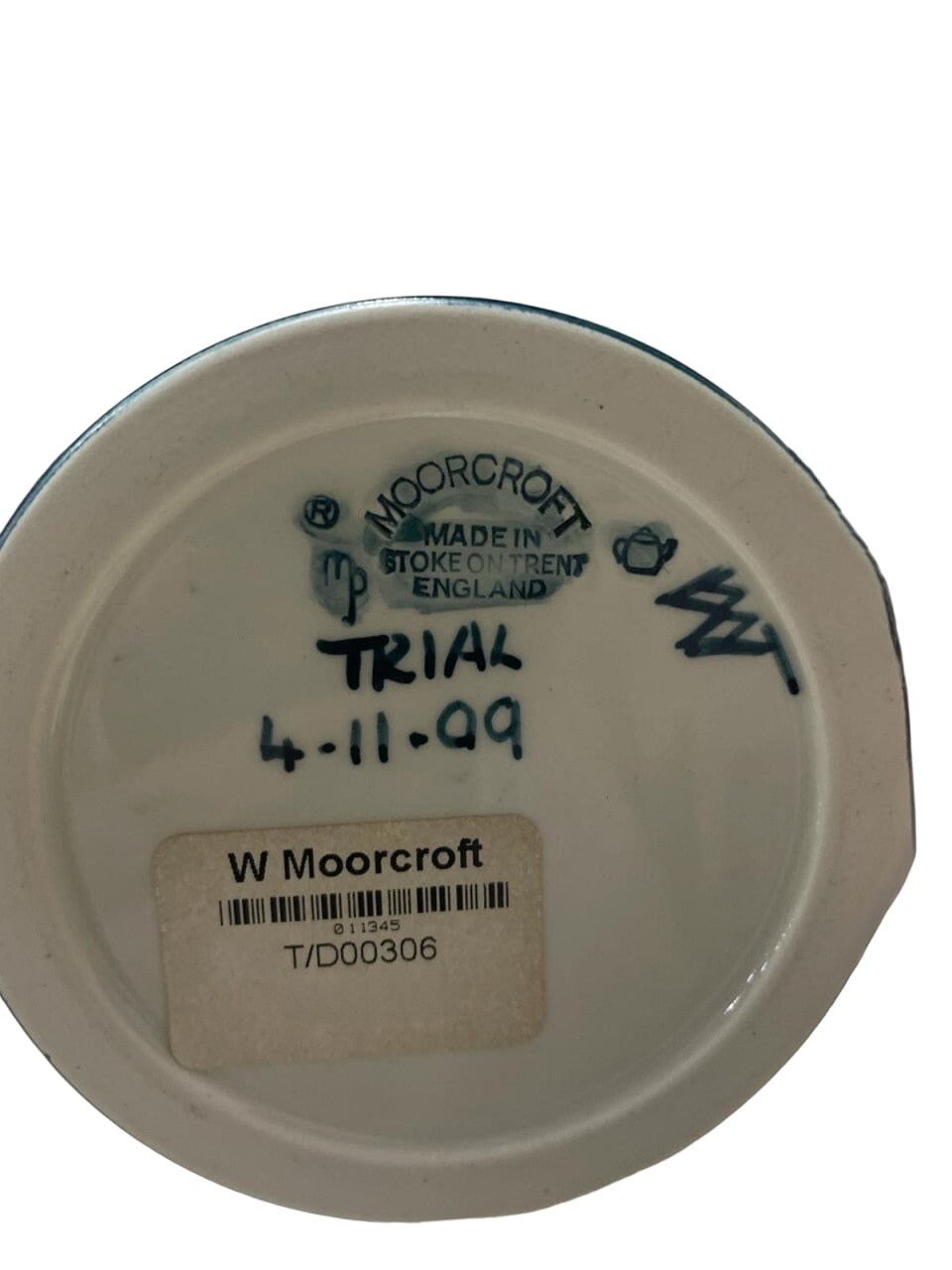 MOORCROFT Pottery Blue Heaven TRIAL Vase, Designed by Nicola Slaney ...