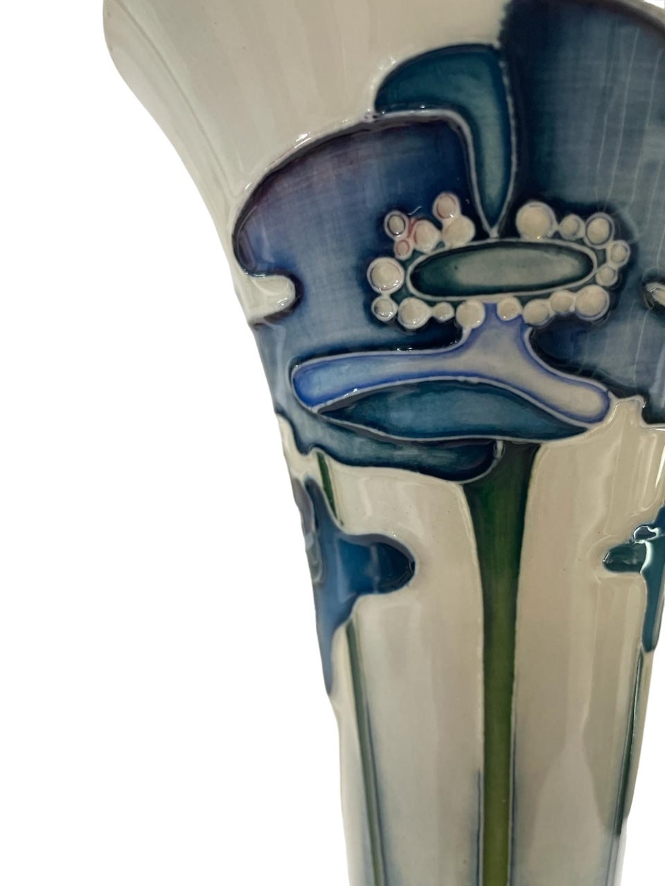 MOORCROFT Pottery Blue Heaven TRIAL Vase, Designed by Nicola Slaney ...