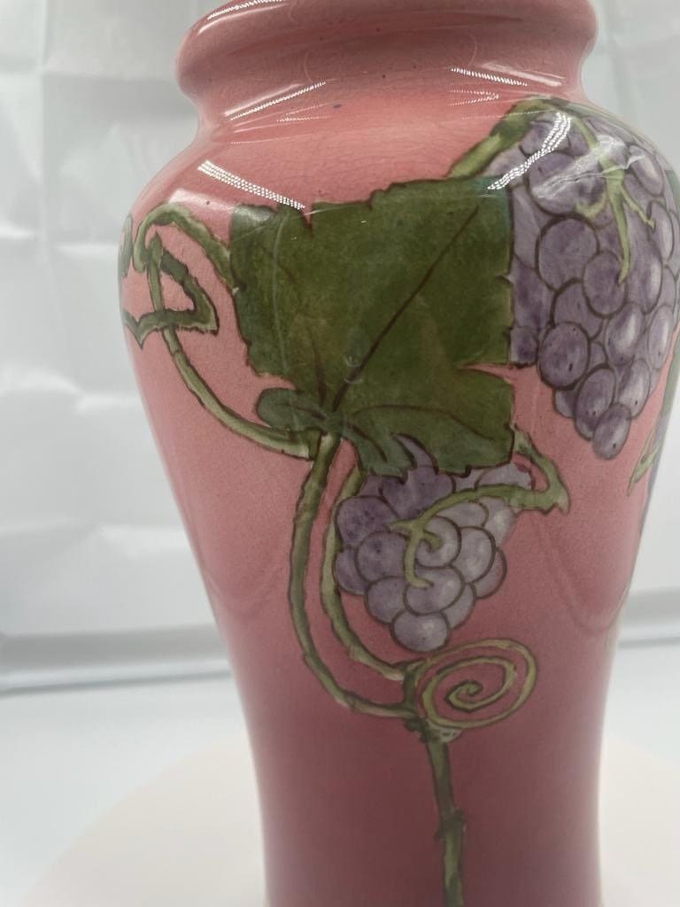 DOULTON Lambeth Faience ART NOUVEAU Style Vase. Pink. Circa 1905. - Etsy