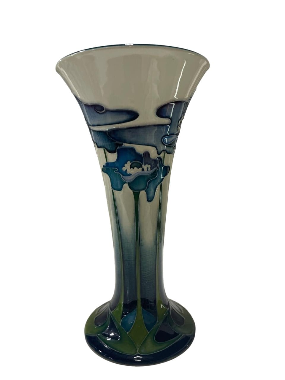 MOORCROFT Pottery Blue Heaven TRIAL Vase, Designed by Nicola Slaney ...