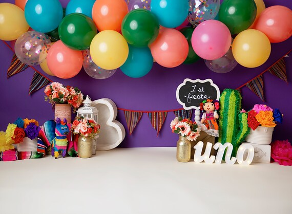 First Fiesta Uno Digital Backdrop One Year Digital Backdrop - Etsy