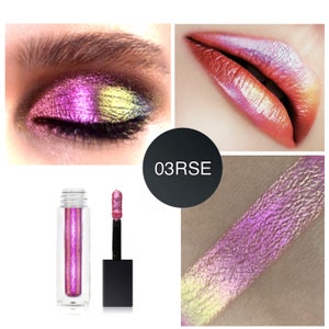 Multichrome Chameleon Liquid Eyeshadow Face Body Makeup Shining Pigment ...