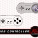 SNES Controller Vector Clip Art Cut File Instant Digital | Etsy