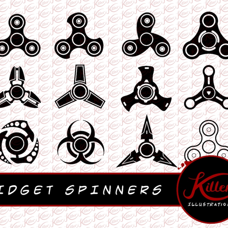 Fidget Clipart - Etsy