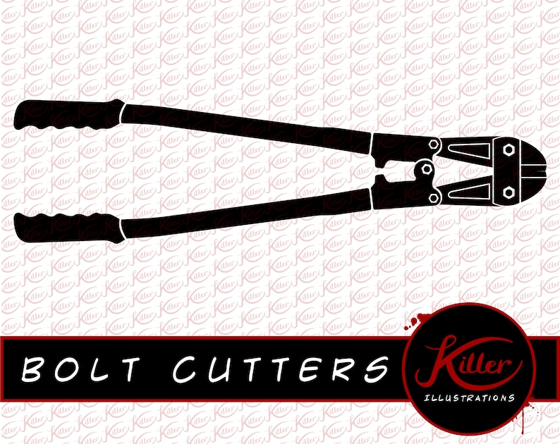 Bolt Cutters Vector Clip Art A.L.F. Cut File Instant - Etsy
