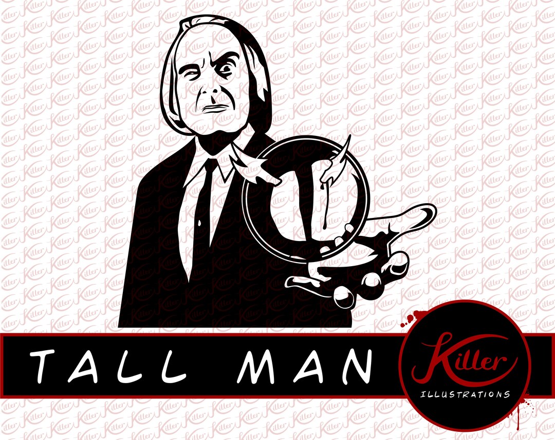 Tall Man Vector | Clip Art | Horror | Cut File| Instant Digital ...